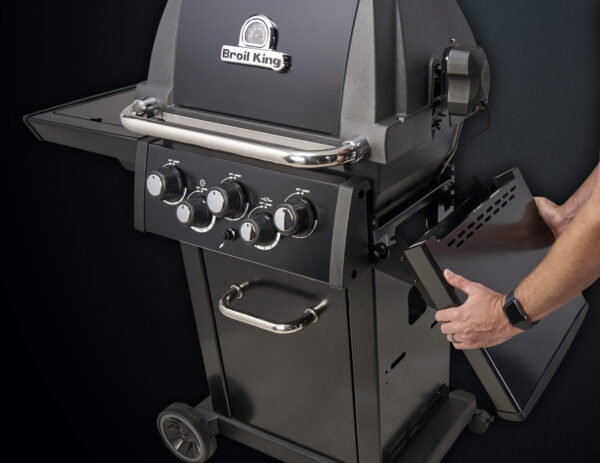 Broil King NZ Royal Shadow 390 Gas BBQ With Rotisserie & Side Burner